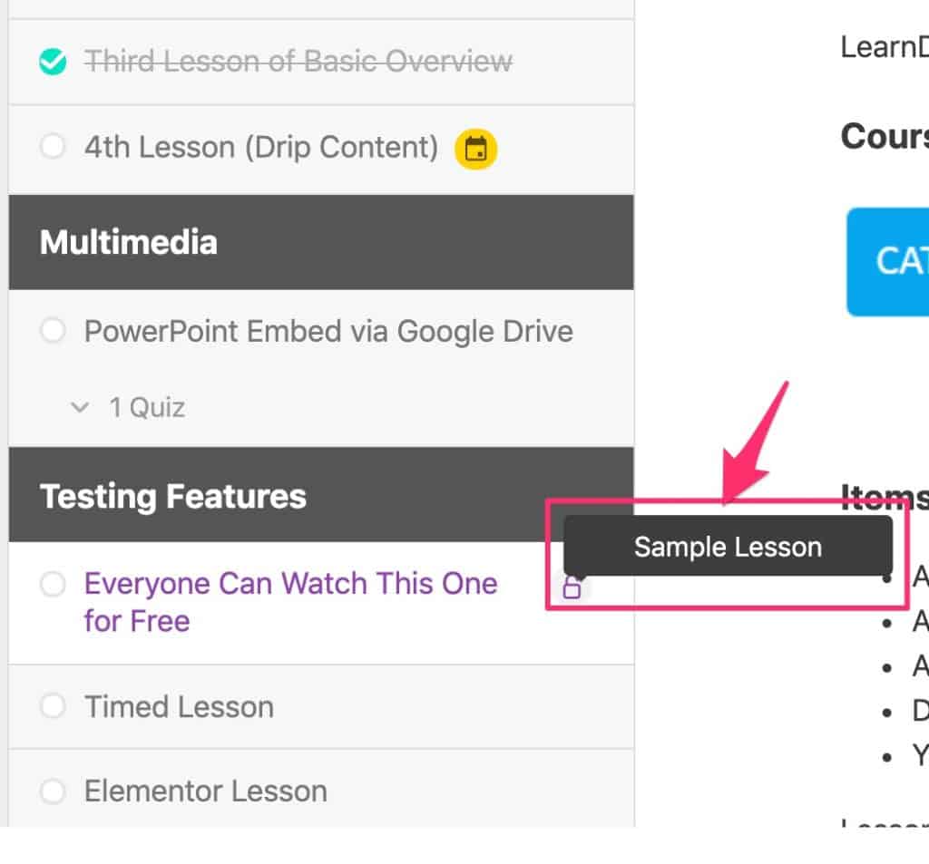 LearnDash Tooltips Options in Design Upgrade Pro for LearnDash