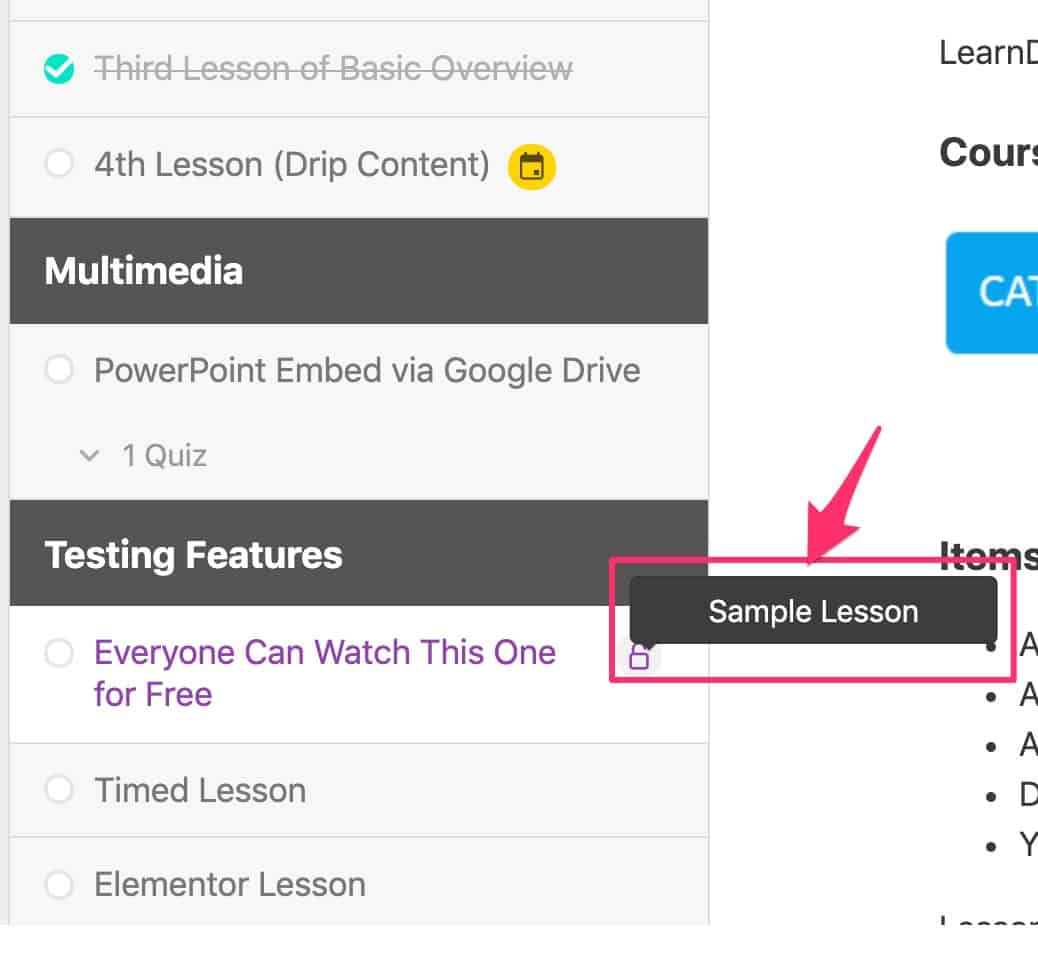 LearnDash Tooltips Options in Design Upgrade Pro for LearnDash